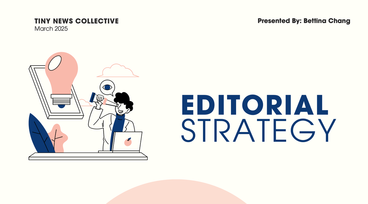 Workshop: Editorial Strategy